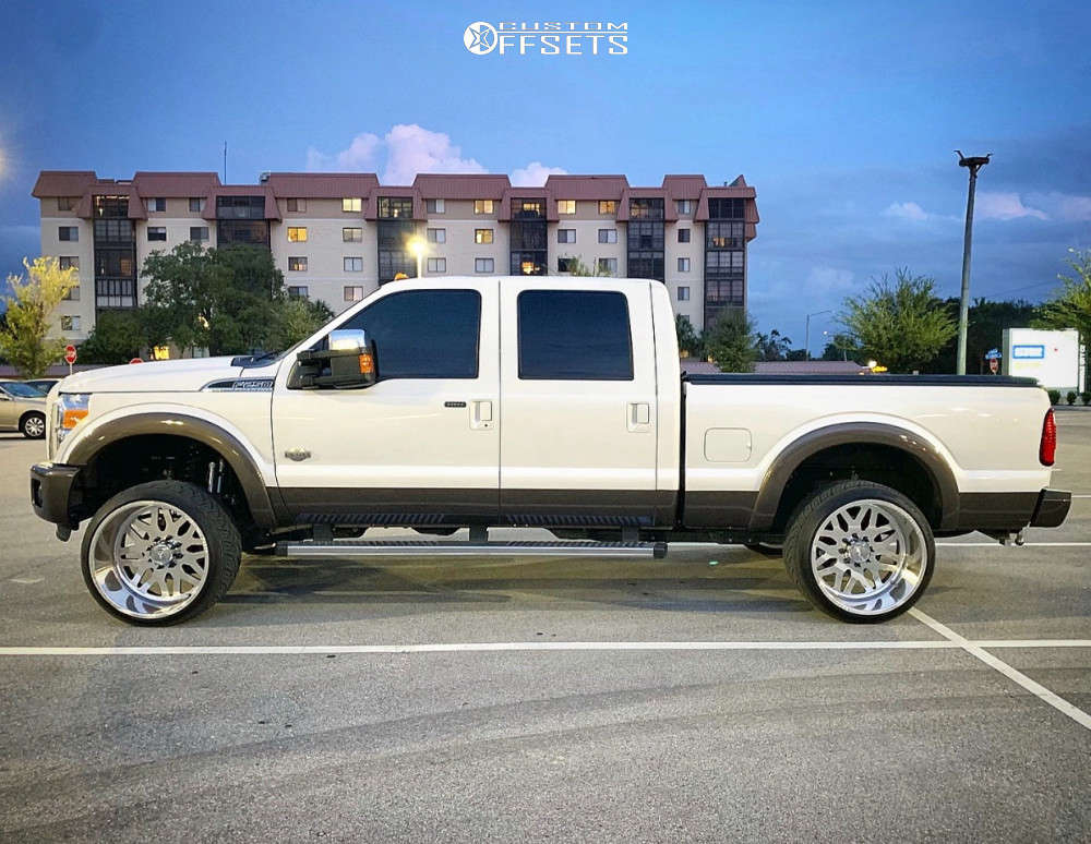2016 Ford F-250 Super Duty with 24x14 -73 American Force Atom Ss and ...