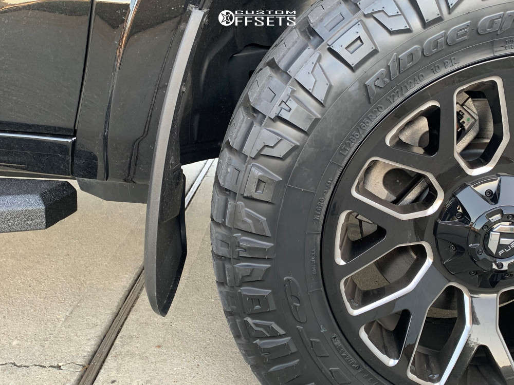 2019 Ram 1500 with 20x9 1 Fuel Warrior and 285/65R20 Nitto Ridge ...