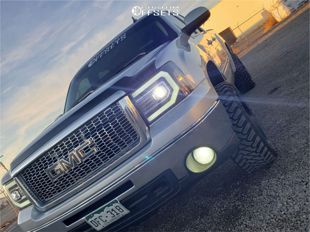 2011 GMC Sierra 1500 with 20x10 -24 XF Offroad Xf-207 and 285/55R20 ...