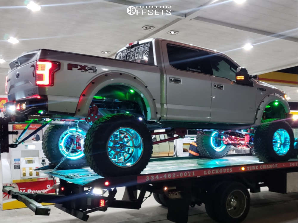 2015 Ford F-150 with 22x14 -76 Fuel Forged Ff45 and 40/15.5R22 Toyo ...