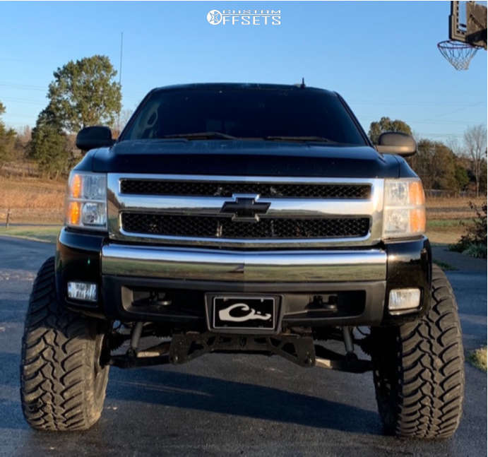 2008 Chevrolet Silverado 1500 with 24x14 -72 Tuff T2a and 37/13.5R24 ...