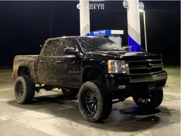 2008 Chevrolet Silverado 1500 with 24x14 -72 Tuff T2a and 37/13.5R24 ...
