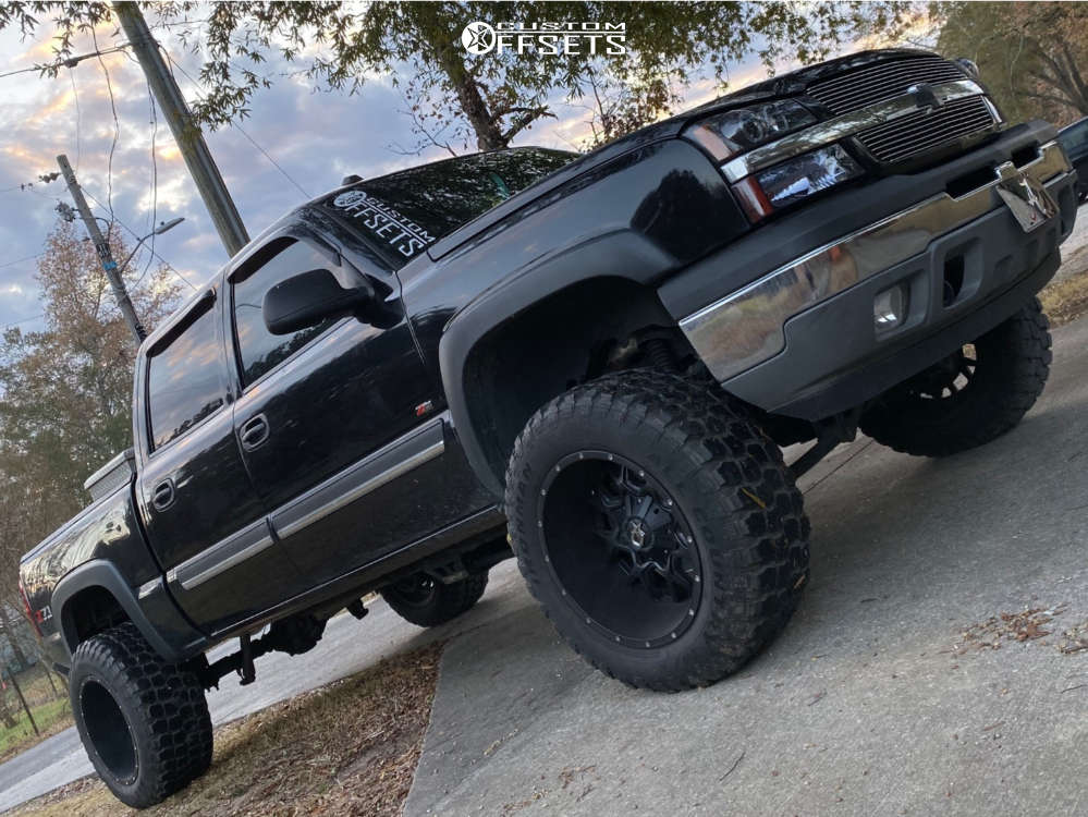 2005 Chevrolet Silverado 1500 with 20x12 -44 Dropstars 645b and 35/12 ...