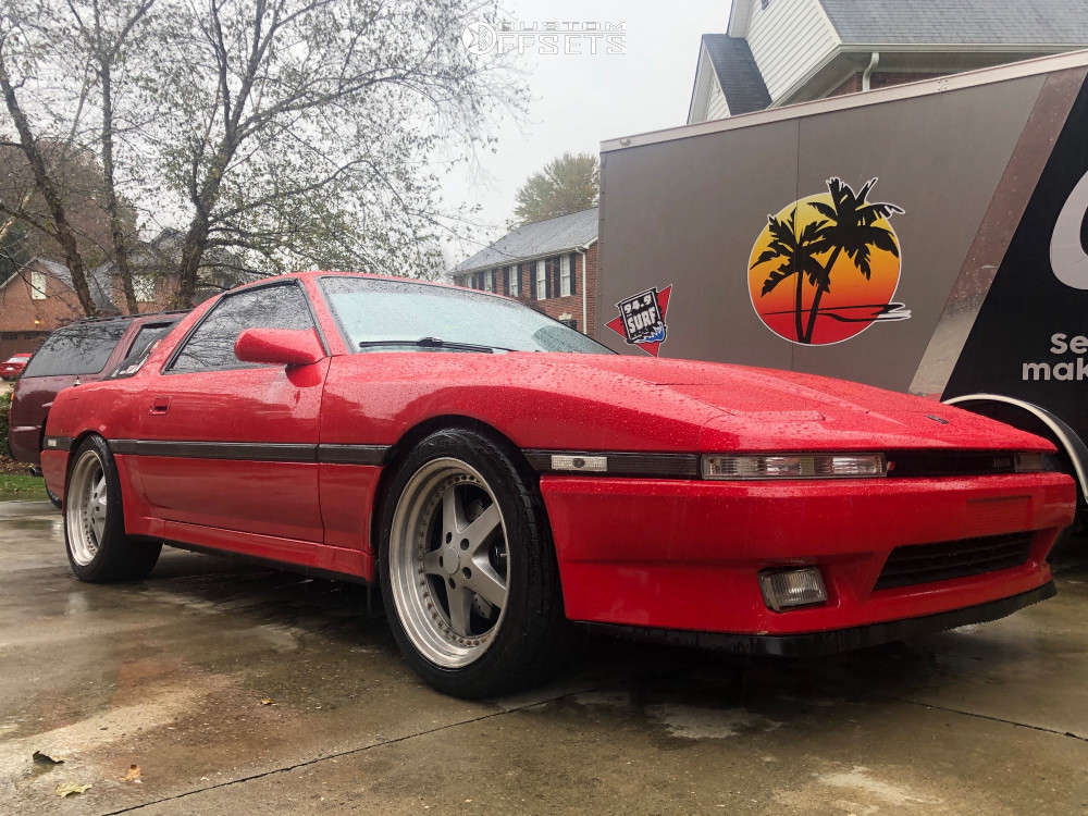 1988 Toyota Supra with 18x8.5 34 ESR SR04 and 235/45R18 Achilles Atr ...