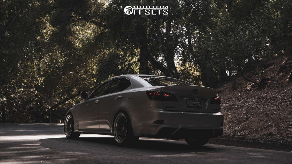 2006 Lexus IS250 with 19x8.5 30 ESR Sr01 and 225/35R19 Accelera Phi and ...