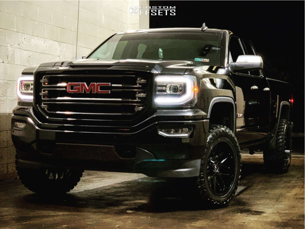 2017 GMC Sierra 1500 with 20x10 -25 Motiv Offroad Magnus and 33/12.5R20 ...