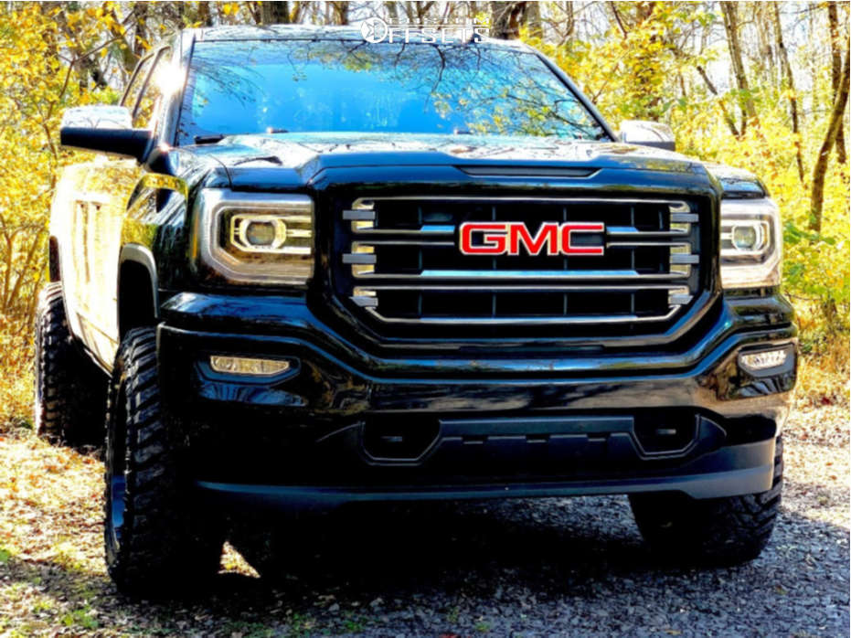 2017 GMC Sierra 1500 with 20x10 -25 Motiv Offroad Magnus and 33/12.5R20 ...