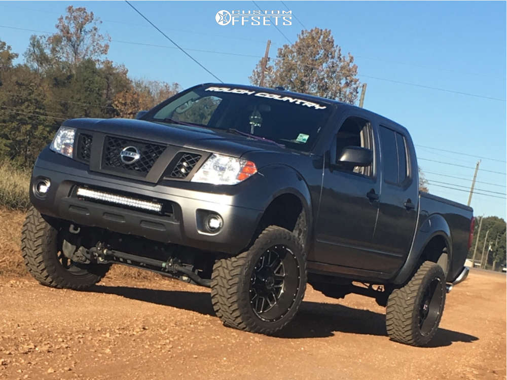 2016 Nissan Frontier with 20x10 -24 Anthem Off-Road Gunner and 285 ...