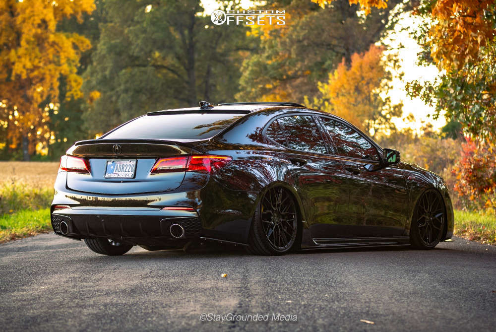 2018 Acura TLX with 20x9 35 Niche Gamma and 245/30R20 Lexani Lx-twenty ...