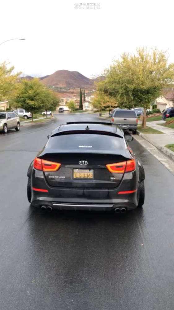 2015 Kia Optima with 20x10 40 Strada Fuso and 275/40R20 Sunny and ...