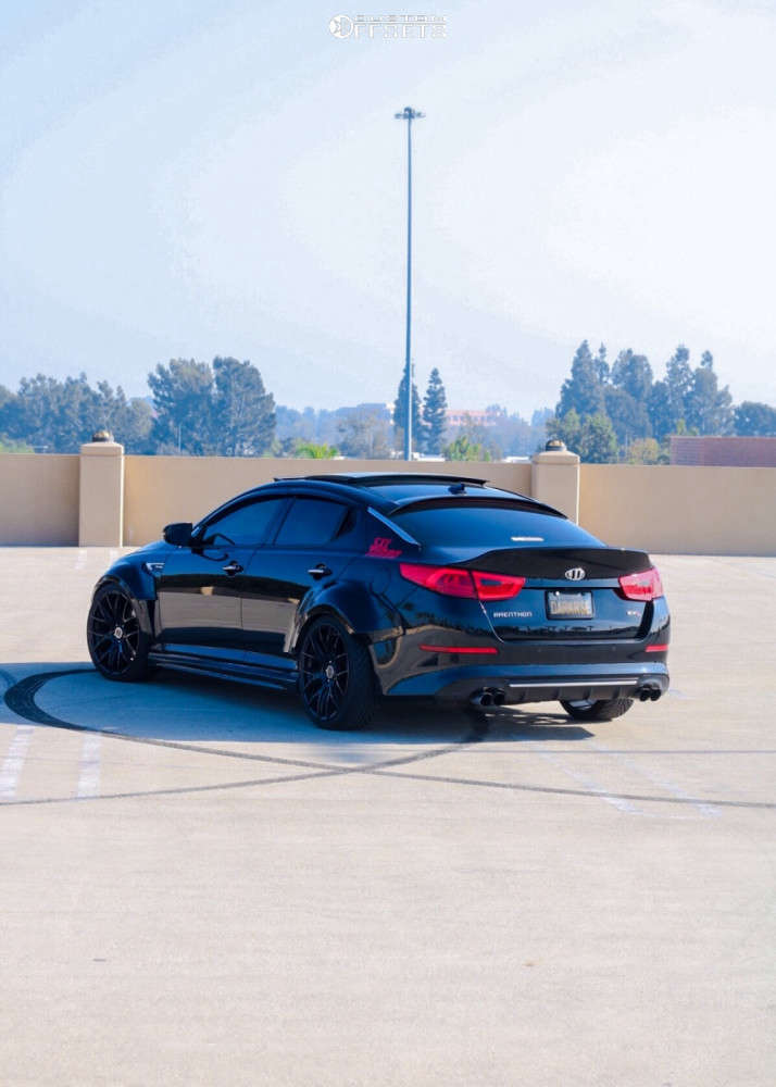 2015 Kia Optima with 20x10 40 Strada Fuso and 275/40R20 Sunny and ...