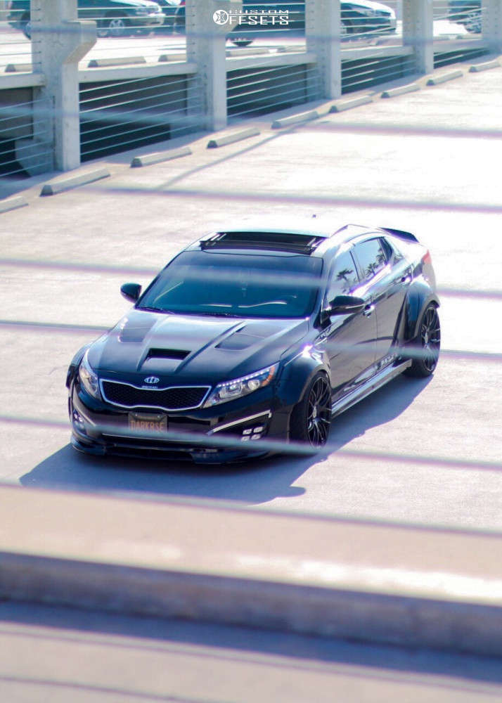 2015 Kia Optima with 20x10 40 Strada Fuso and 275/40R20 Sunny and ...