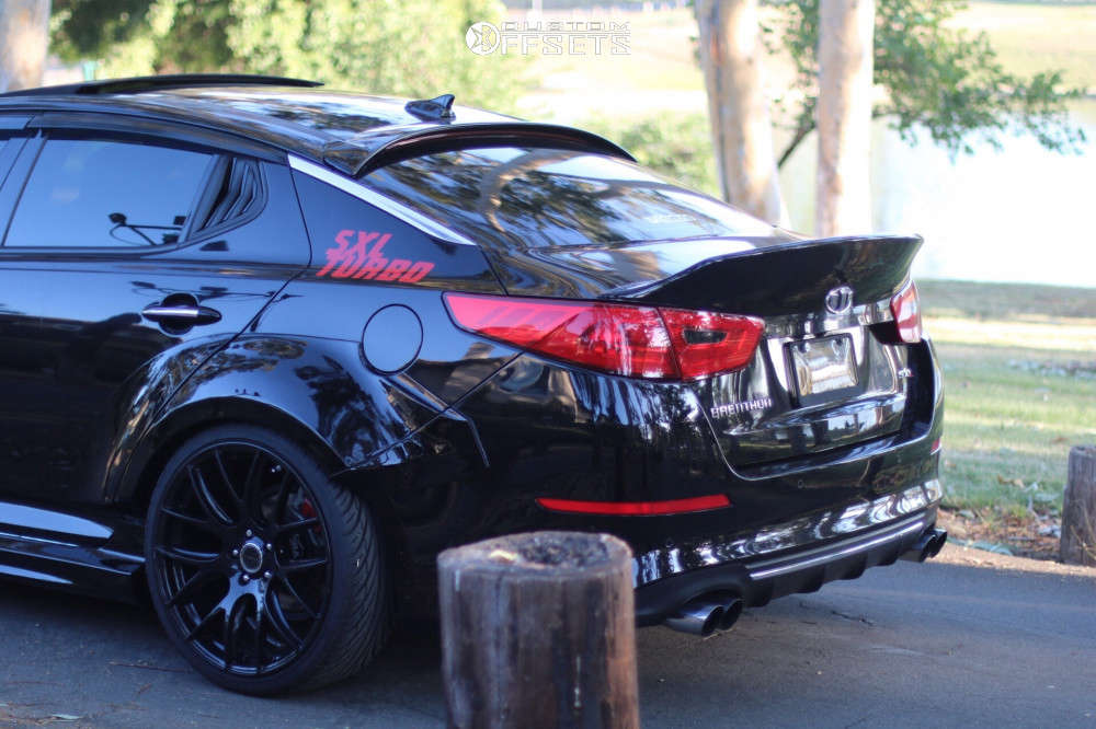 2015 Kia Optima with 20x10 40 Strada Fuso and 275/40R20 Sunny and ...