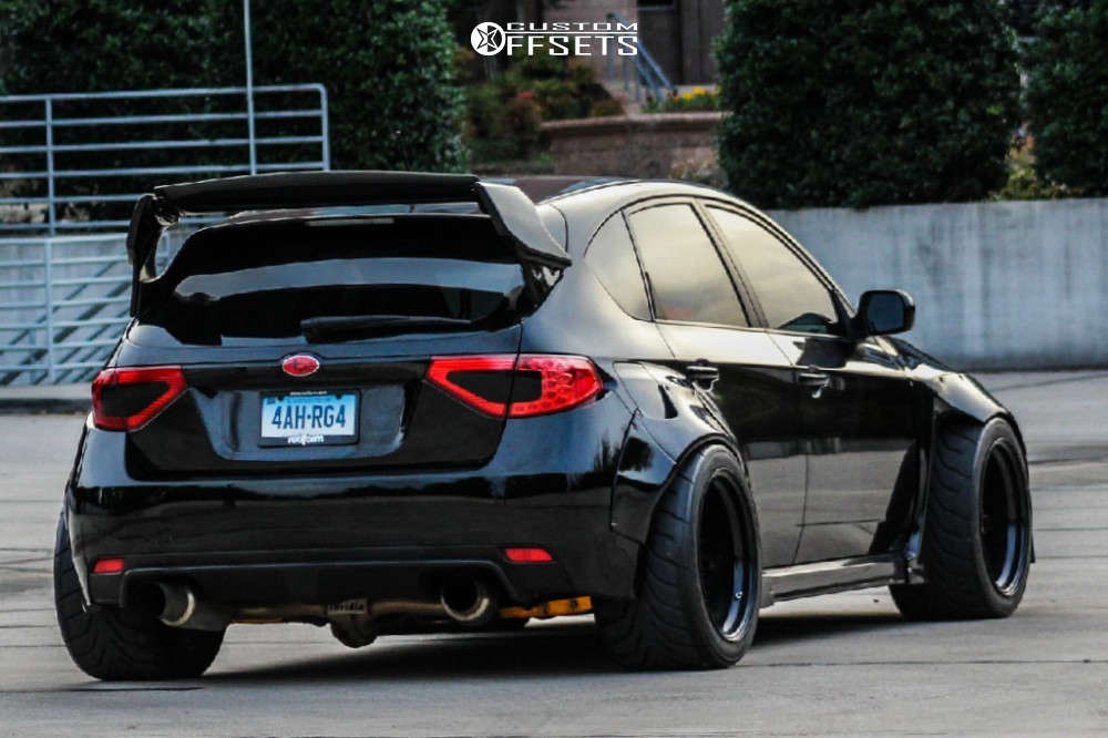 2011 Subaru WRX with 18x12 6 Rotiform Forged Six and 305/35R18 Toyo ...