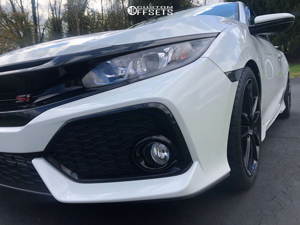 2019 Honda Civic with 18x8 40 Niche Dfs and 235/40R18 BFGoodrich G ...