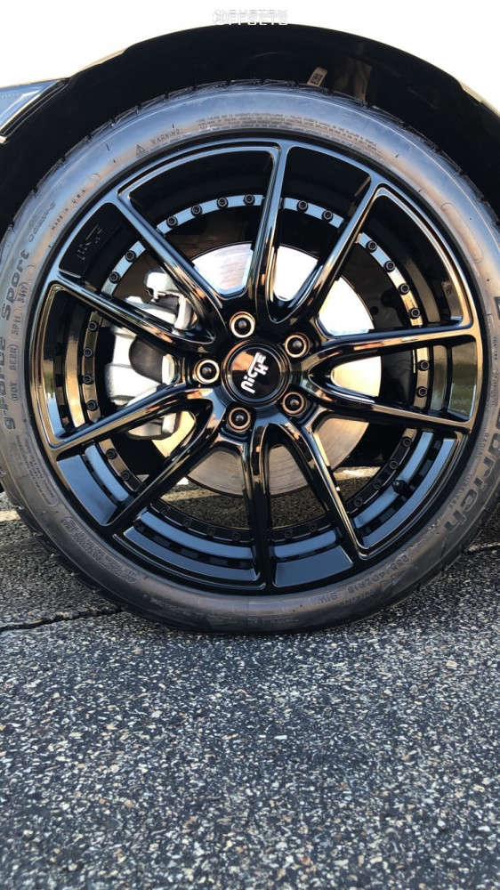 2019 Honda Civic with 18x8 40 Niche Dfs and 235/40R18 BFGoodrich G ...