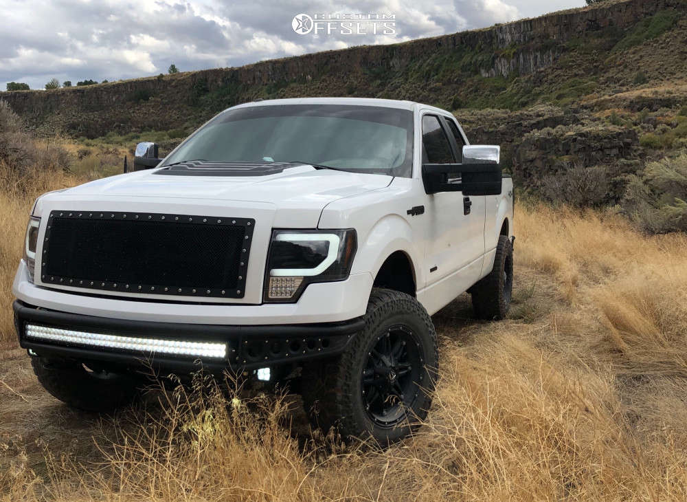 2011 Ford F-150 with 18x9 -12 Fuel Hostage and 33/12.5R18 Back Country ...