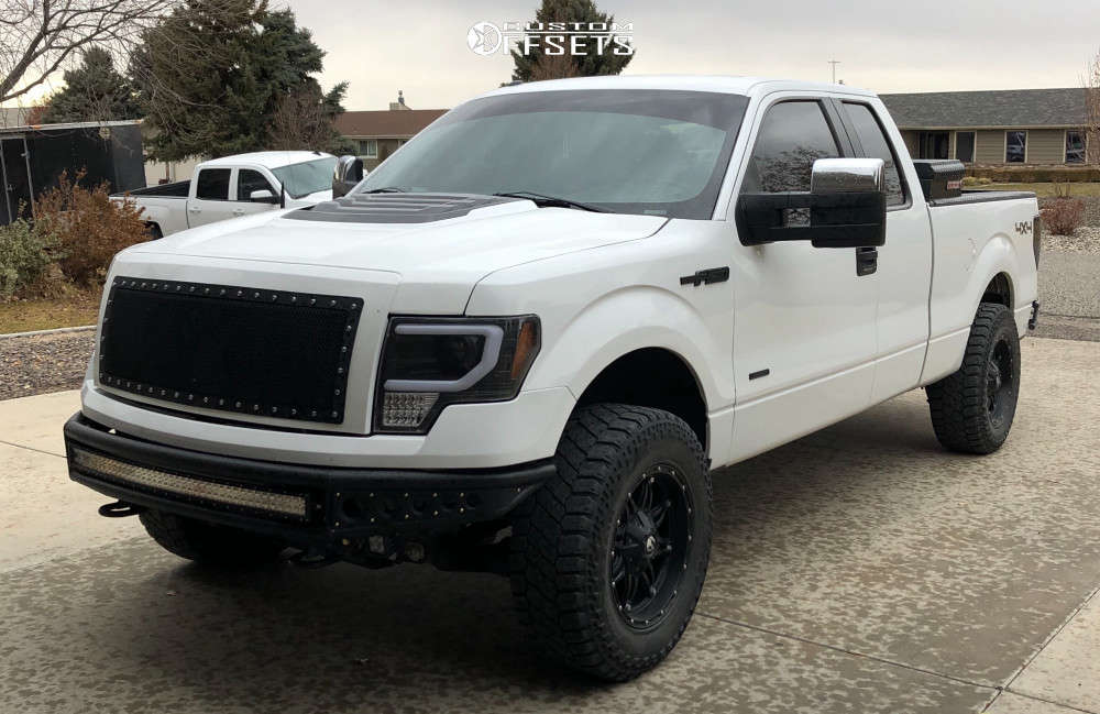 2011 Ford F-150 with 18x9 -12 Fuel Hostage and 33/12.5R18 Back Country ...