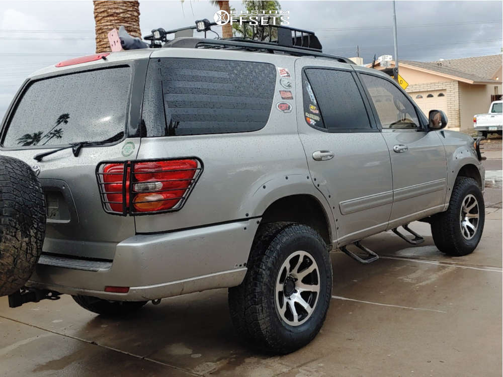 2004 Toyota Sequoia with 17x8.5 -6 MB Wheels Legacy and 285/70R17 ...