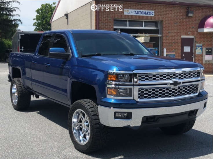 2015 Chevrolet Silverado 1500 with 20x10 -24 Moto Metal Mo975 and 33/12 ...