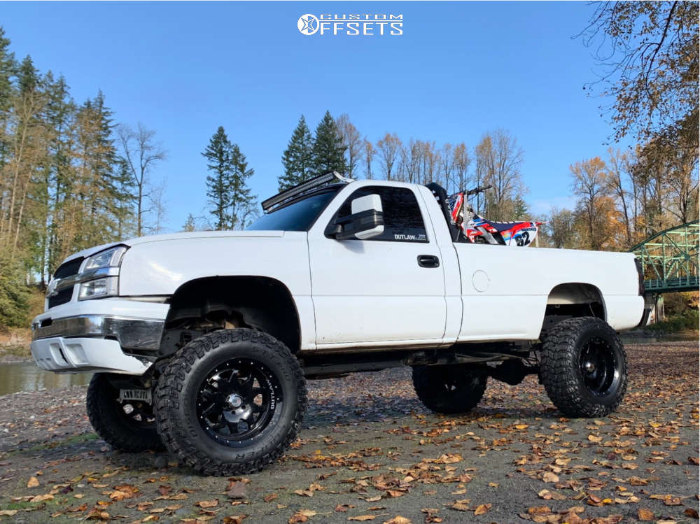 2003 Chevrolet Silverado 1500 with 20x12 -44 RBP Atomic and 37/13.5R20 ...