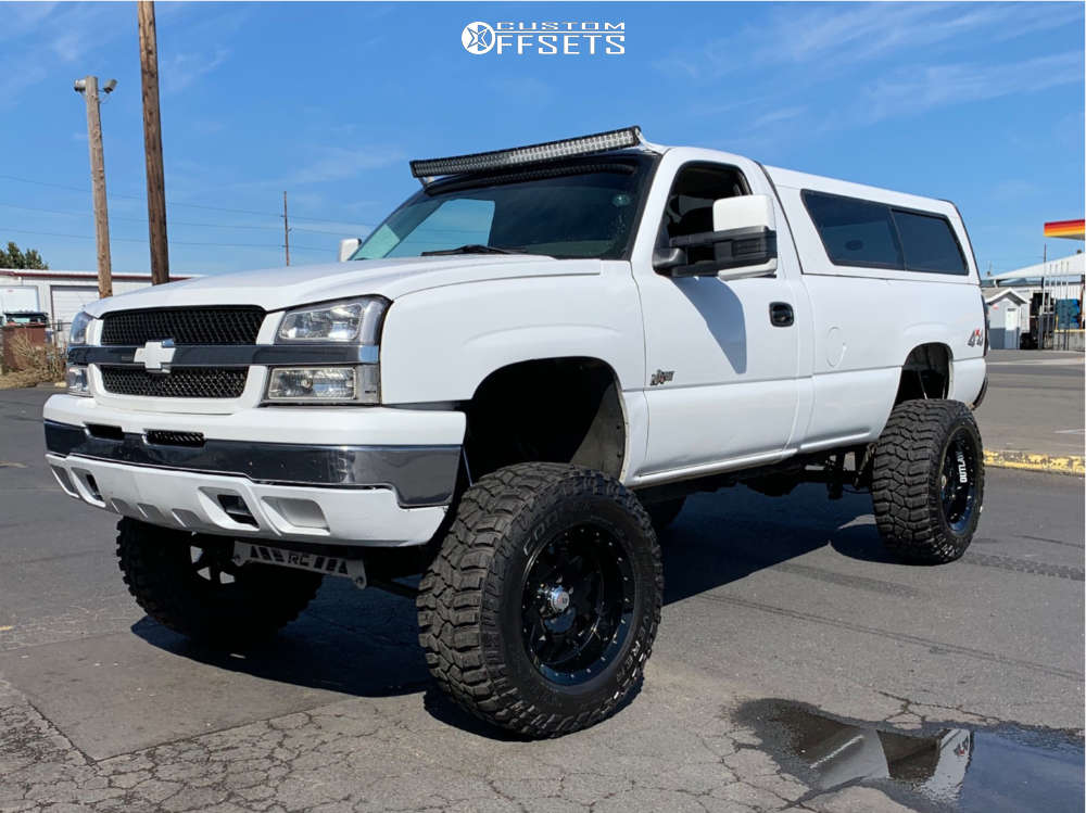 2003 Chevrolet Silverado 1500 with 20x12 -44 RBP Atomic and 37/13.5R20 ...