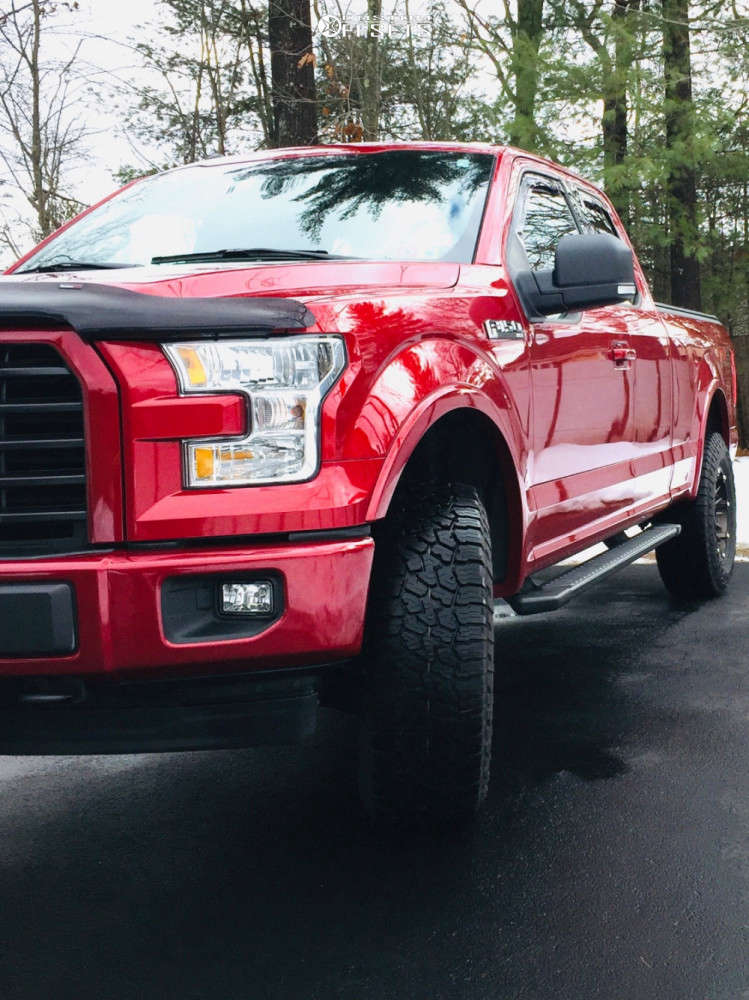 2017 Ford F-150 with 18x9 12 Vision Creep and 295/70R18 Falken Wildpeak ...