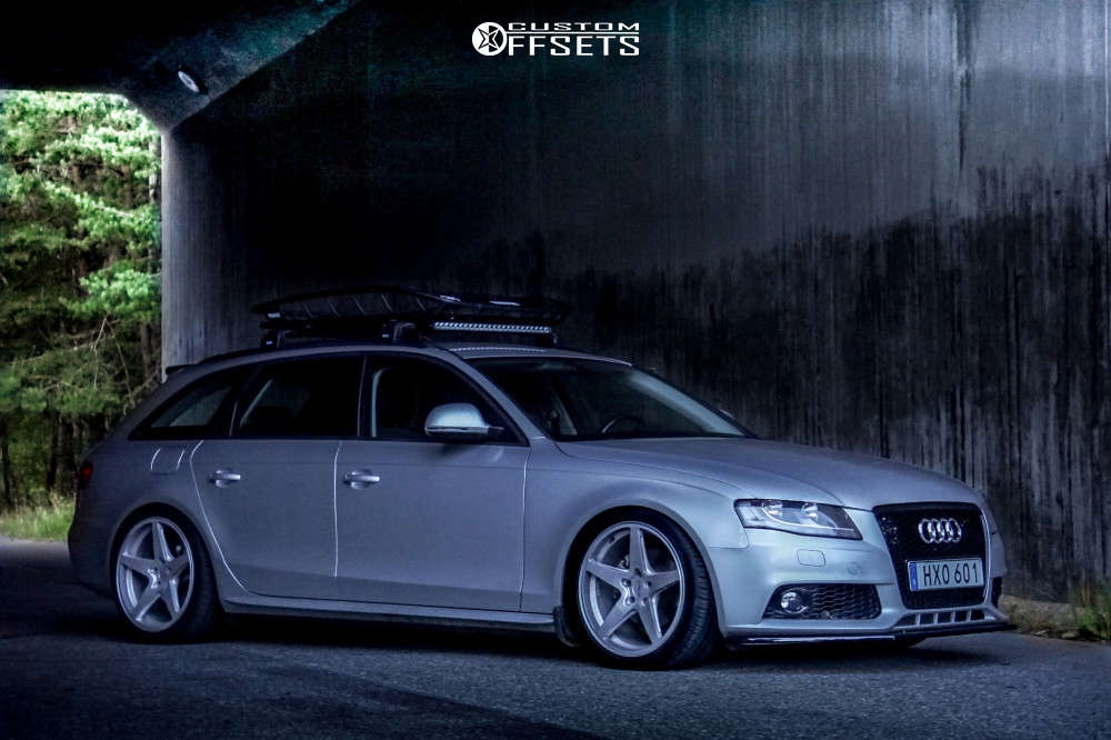 2009 Audi A4 with 19x9.5 35 Rotiform Wgr and 255/35R19 Landsail Ls588 ...