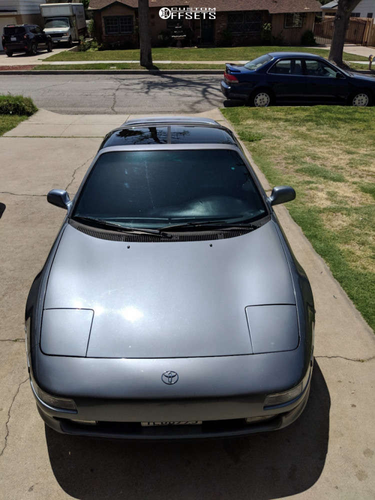 1991 Toyota MR2 with 17x7 40 Volk Te37 and 225/45R17 Firestone Firehawk ...