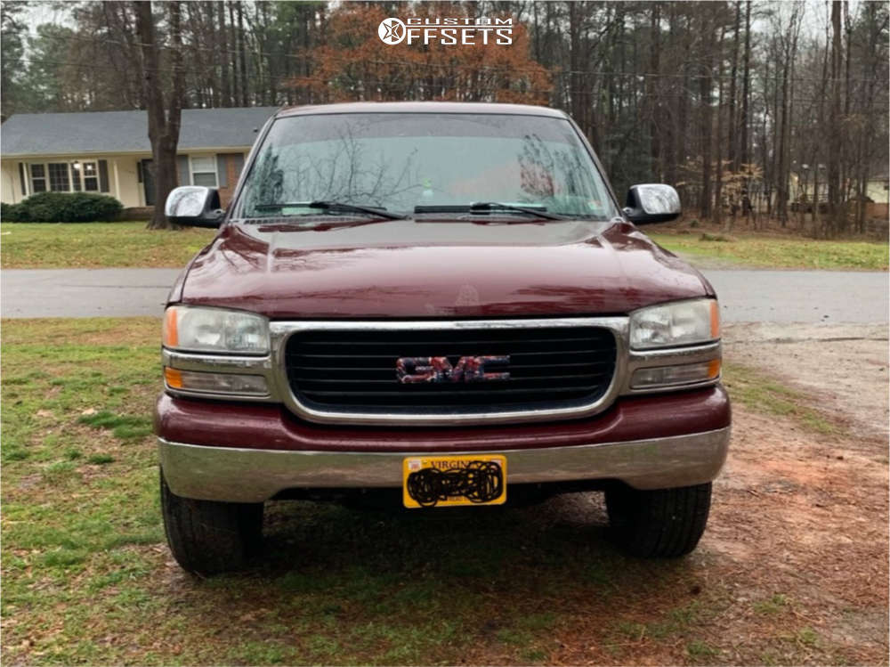 2001 GMC Sierra 1500 with 16x8 Moto Metal MO970 and 265/75R16 Michelin ...