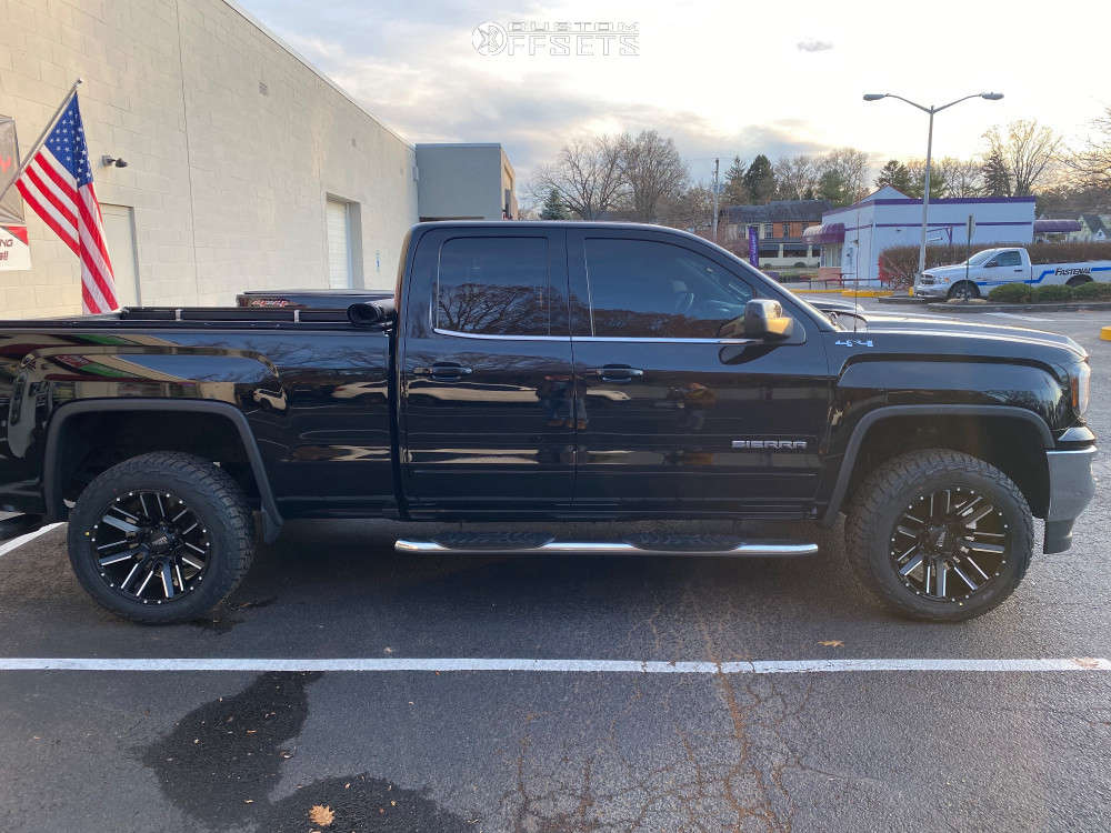 2016 GMC Sierra 1500 with 20x10 -24 Moto Metal Mo978 and 275/55R20 ...