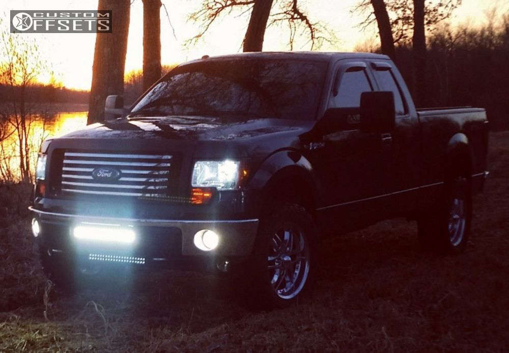 2012 Ford F-150 with 20x8.5 American Racing AR890 and 33/12.5R20 Kumho ...