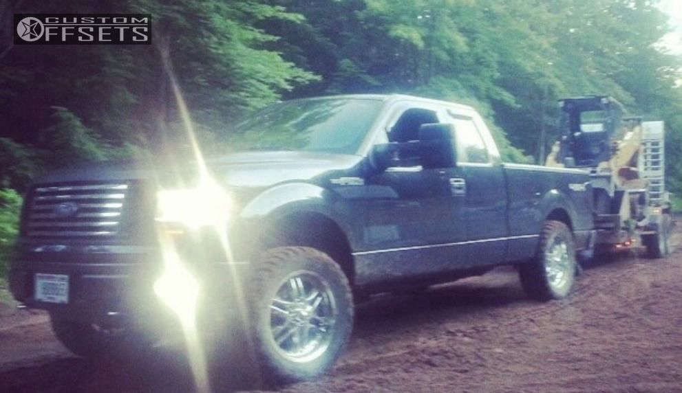 2012 Ford F-150 with 20x8.5 American Racing AR890 and 33/12.5R20 Kumho ...