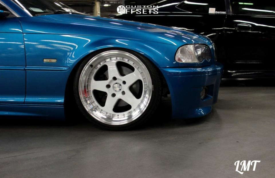 2001 BMW 330Ci with 18x9 25 Rotiform Roc and 215/35R18 Nankang Ns-ii ...