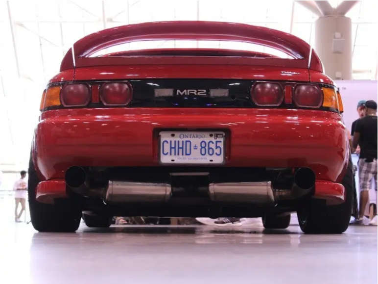 1991 Toyota MR2 with 17x7.5 40 Volk Te37 and 215/40R17 Federal 595 Rs ...