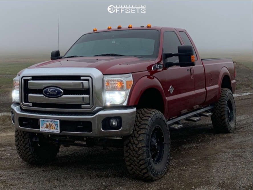 2015 Ford F-250 Super Duty with 18x9 -12 Fuel Hostage and 37/13.5R18 ...