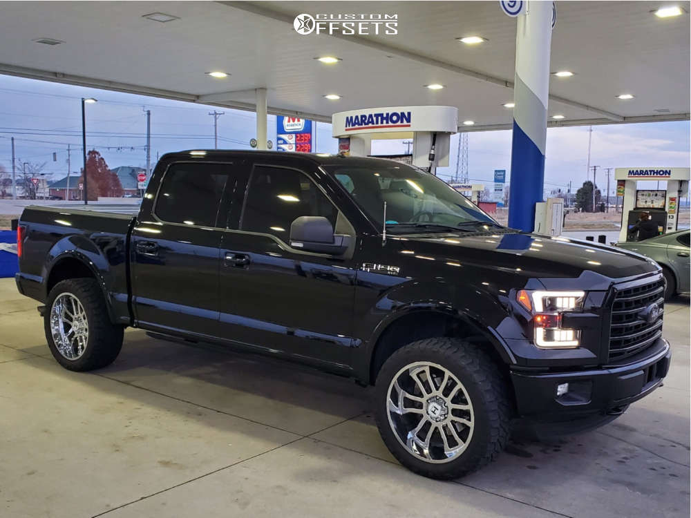 2016 Ford F-150 with 22x10 -25 Hostile Gauntlet and 33/12.5R22 Nitto ...