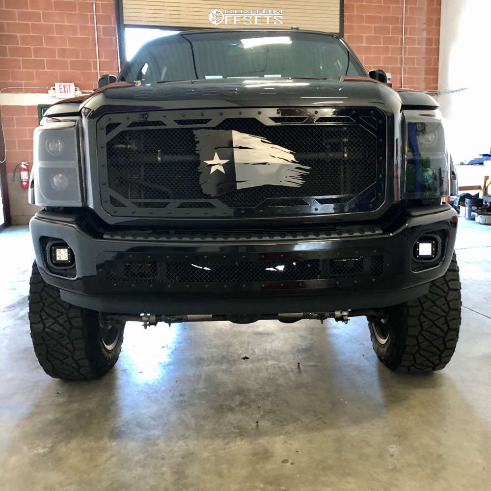 2012 Ford F-250 Super Duty with 22x12 -44 Hostile Alpha and 37/12.5R22 ...