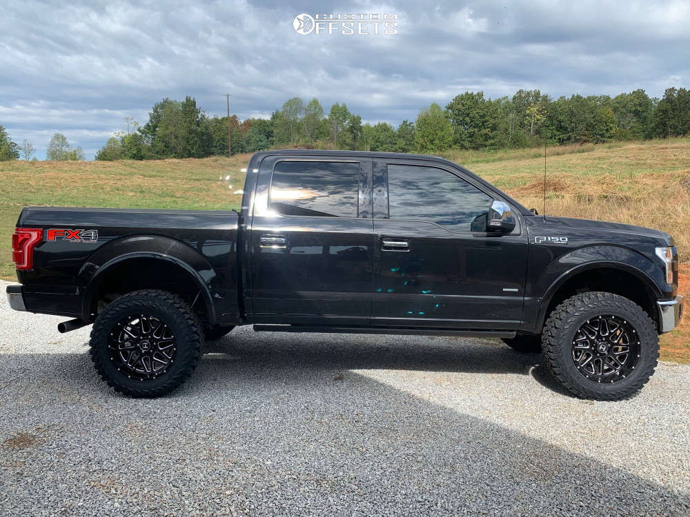 2015 Ford F-150 with 20x10 -19 Hostile Sprocket and 35/12.5R20 Yokohama ...