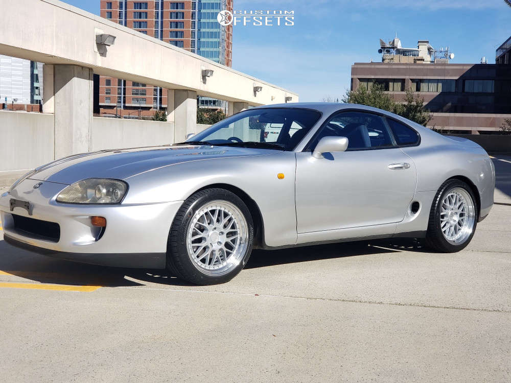 1994 Toyota Supra with 18x8.5 35 Aodhan Ah02 and 235/40R18 Nankang NS ...