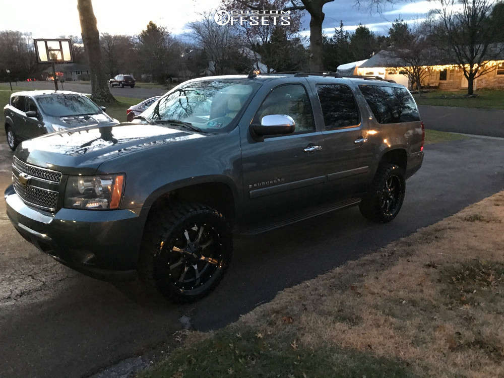 2008 Chevrolet Suburban with 20x9 0 Moto Metal Mo970 and 33/12.5R20 ...