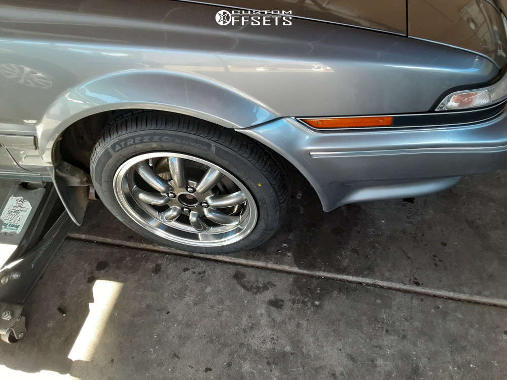 1990 Toyota Corolla with 15x7 40 Konig Rewind and 225/25R15 Atrezzo ...