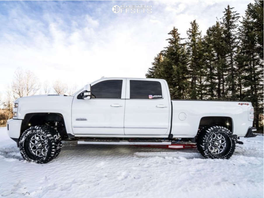 2018 Chevrolet Silverado 2500 HD with 22x12 -55 American Force Cortex ...