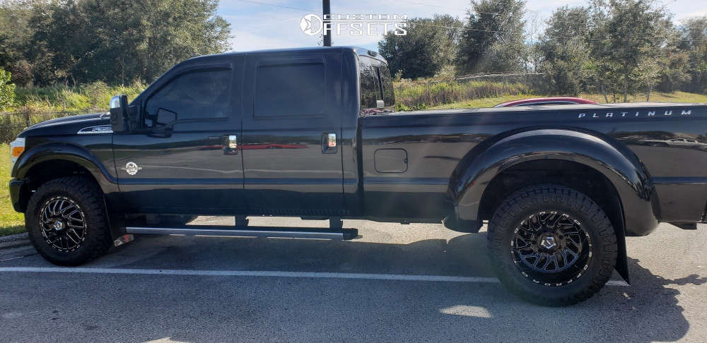 2013 Ford F-350 Super Duty with 20x8.25 -198 TIS 544BM and 35/12.5R20 ...