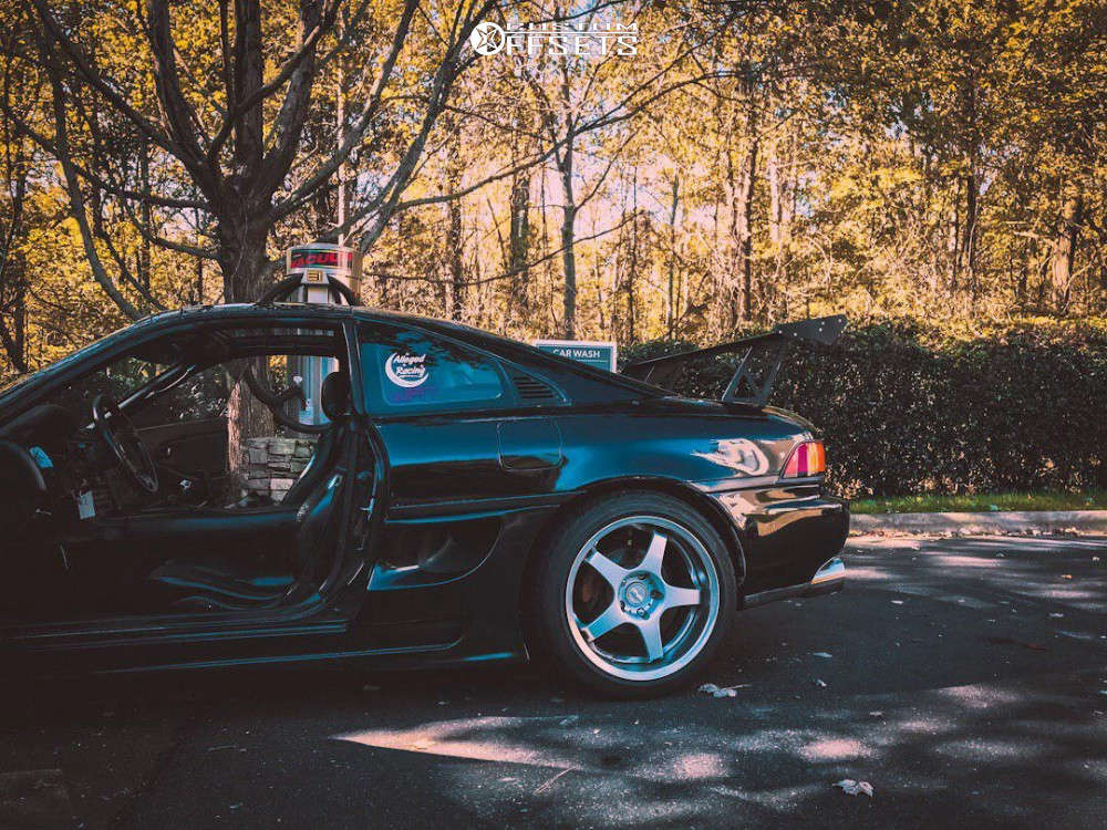 1991 Toyota MR2 with 17x9 18 Enkei Circular GTA and 215/45R17 ...