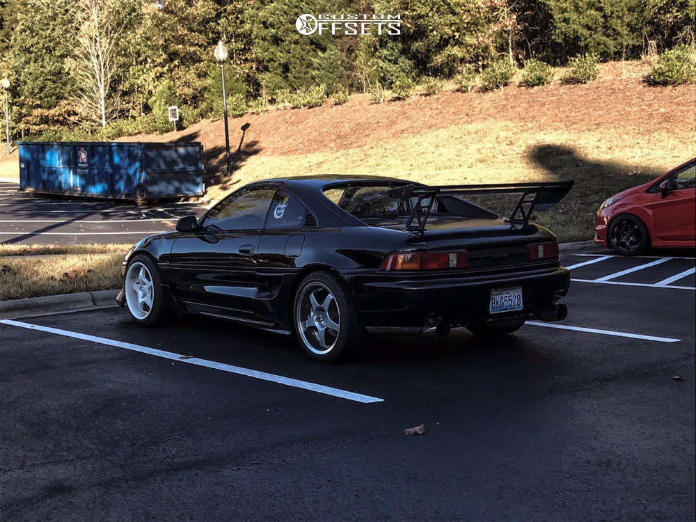 1991 Toyota MR2 with 17x9 18 Enkei Circular GTA and 215/45R17 ...