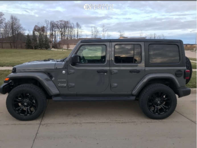 2018 Jeep Wrangler with 20x9 -1 Fuel Vapor and 275/60R20 Toyo Tires ...