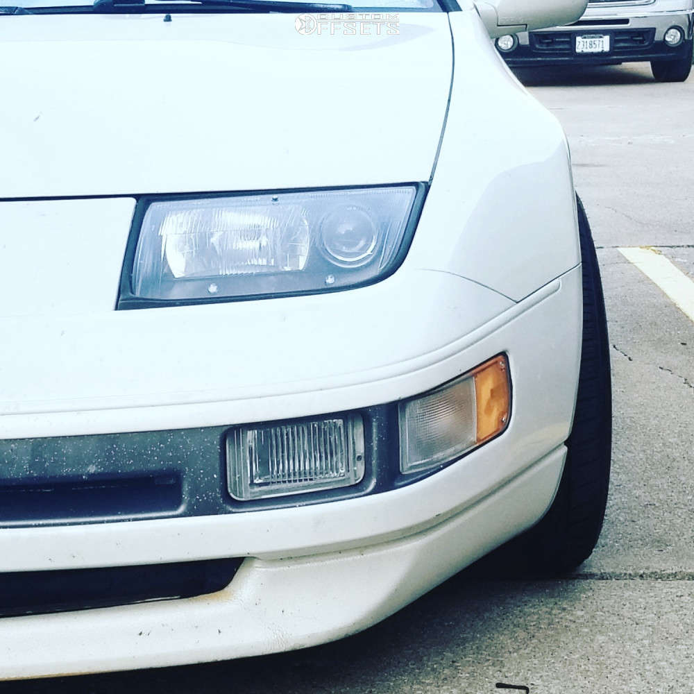 1991 Nissan 300ZX with 18x9.5 22 MB Wheels Battle and 225/35R18 Nankang ...