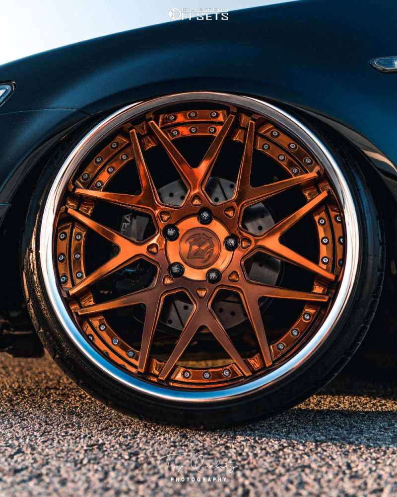 2006 Acura TL with 19x10 0 VIP Modular VR13 and 235/35R19 Federal SS595 ...