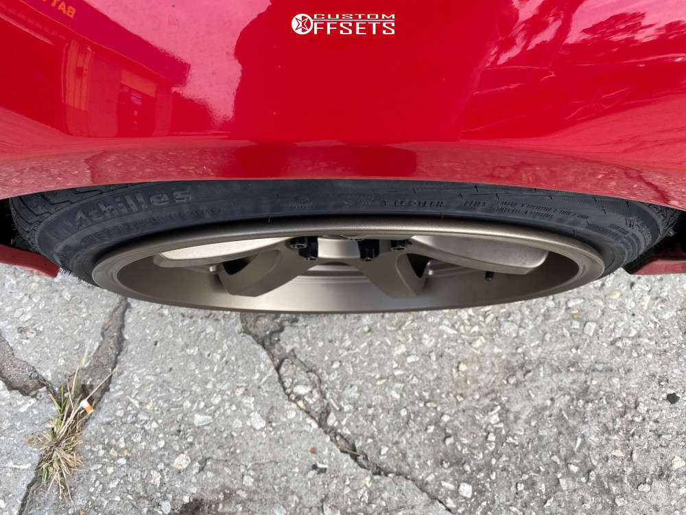 2006 Acura TSX with 18x9.5 35 AVID1 AV28 and 225/40R18 Achilles Atr ...